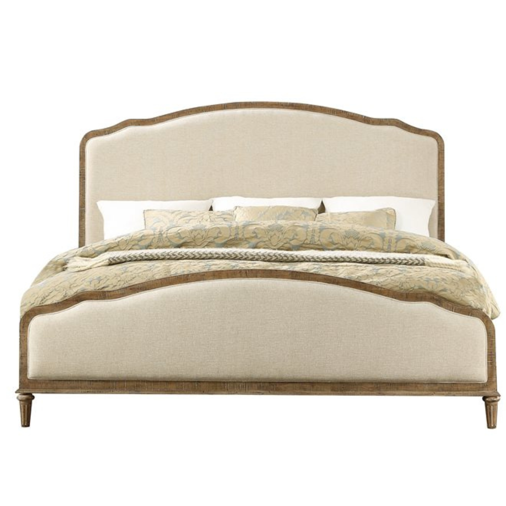 Interlude Collection Upholstered Bed - Sandstone – Baker Home Furniture
